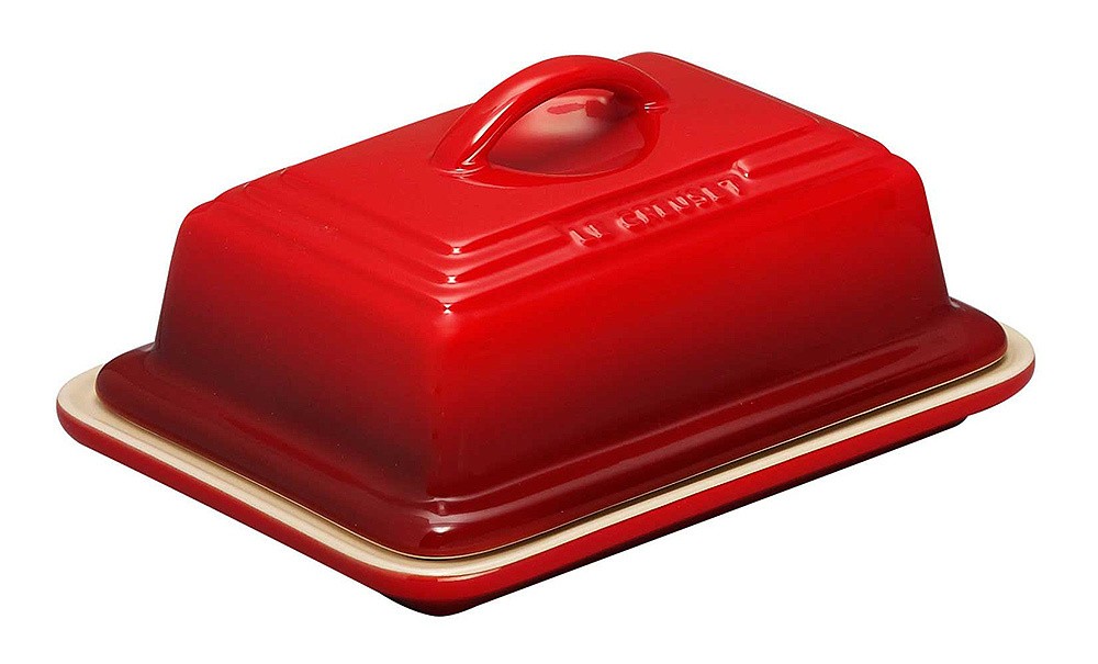Le Creuset Butterdose Steinzeug Kirschrot 12,5cm |LE CREUSET Geschirr ...